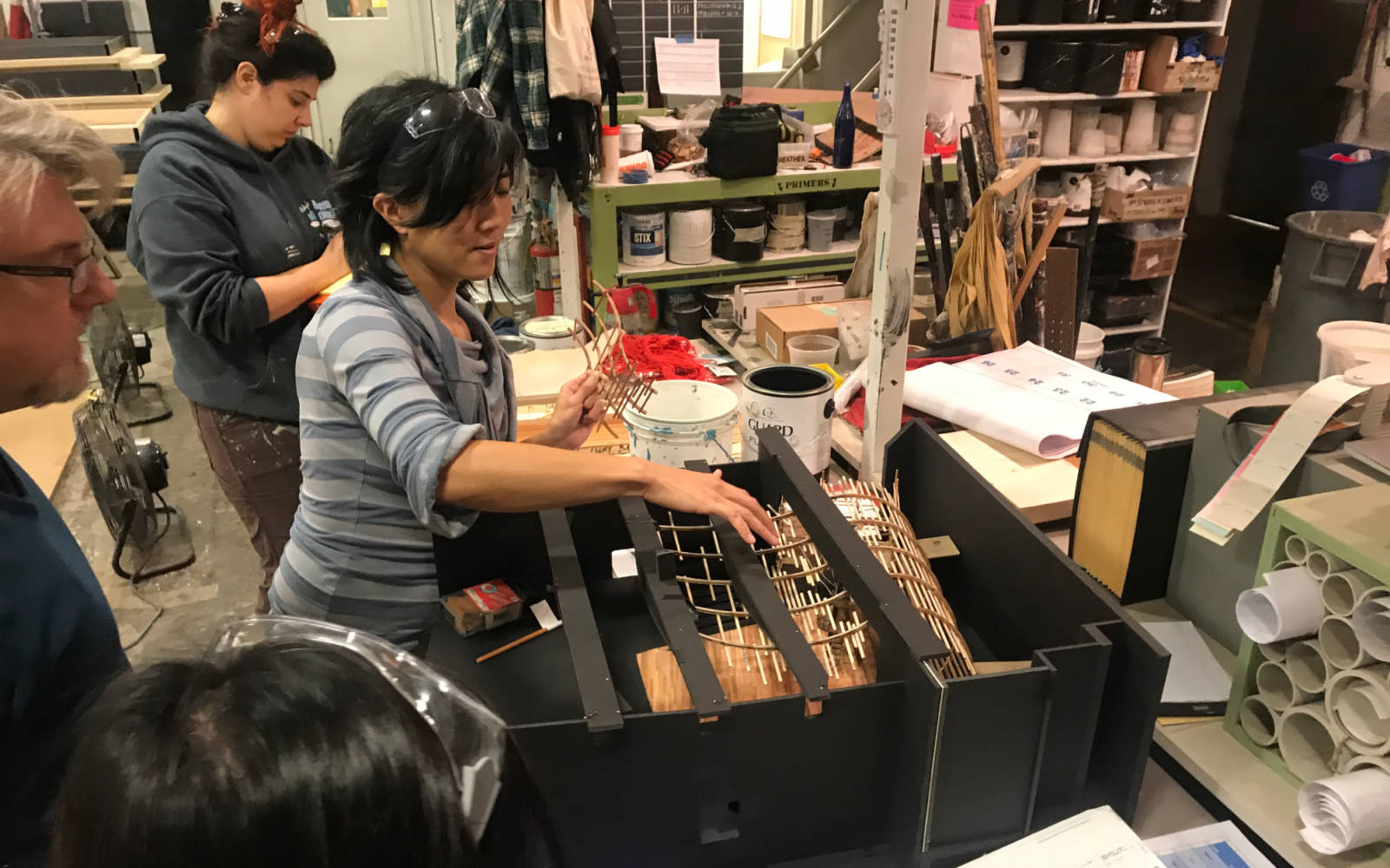 Mimi Lien on the Set of Great Comet | A.R.T.